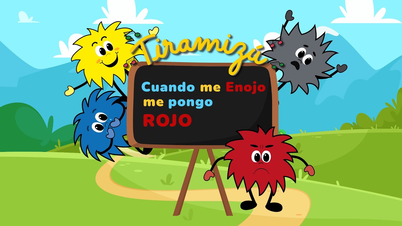 Tiramizú - CUANDO ME ENOJO ME PONGO ROJO - (video animado) - YouTube