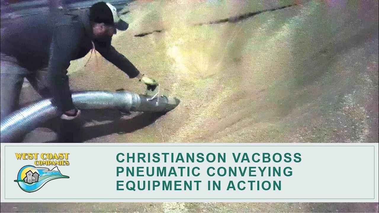 Christianson VacBoss Pneumatic Conveying Equipment In Action - YouTube