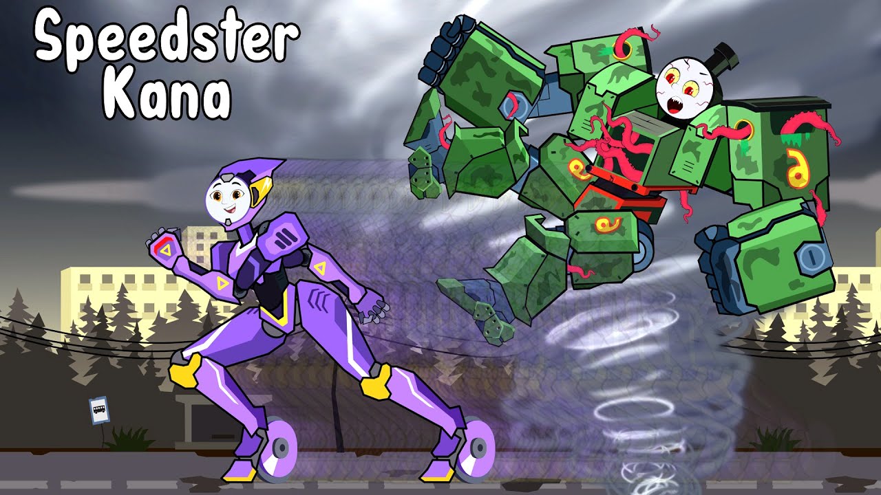 Speedster Kana VS Zombie Percy #soloanimation - YouTube