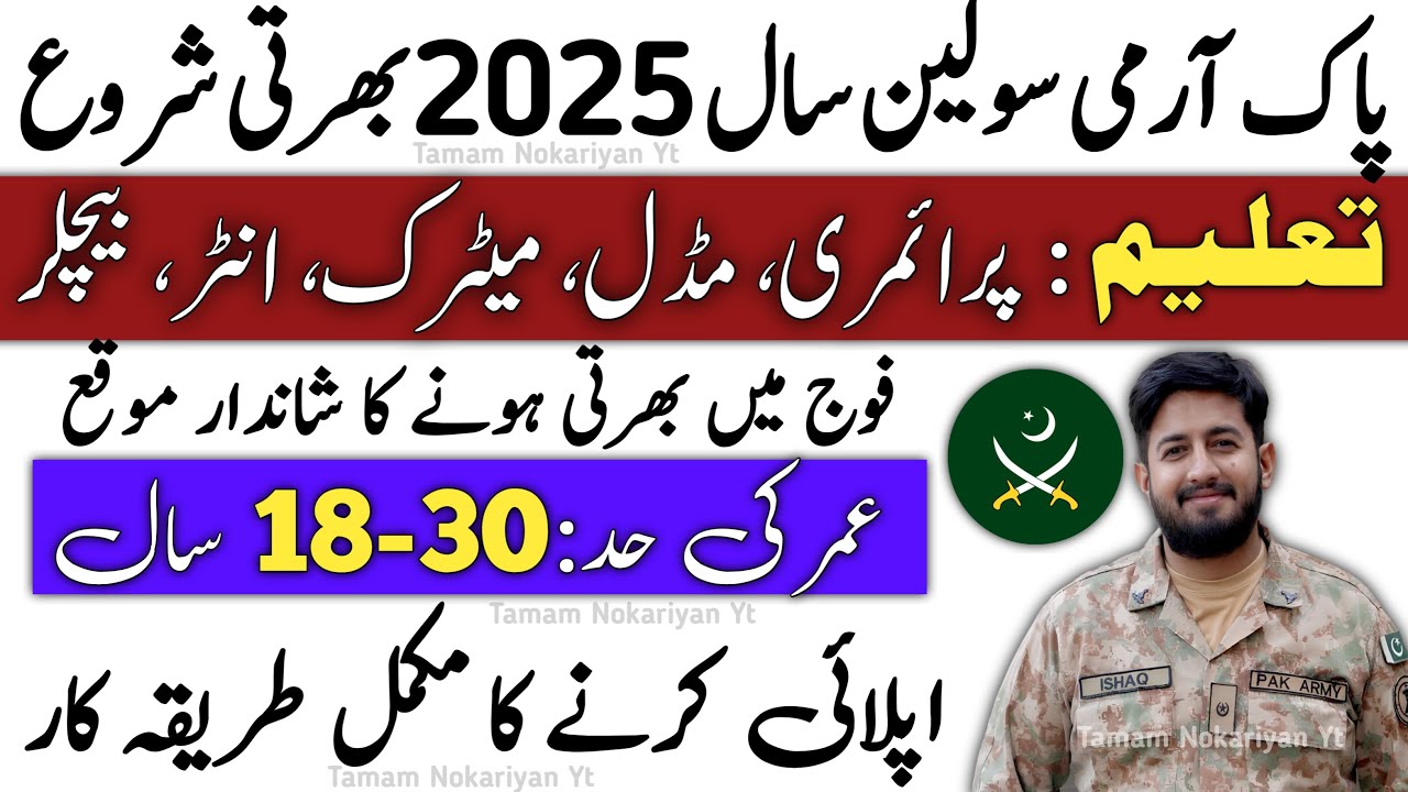 Pak Army New Civilian Jobs 2025 | Pak Army New Jobs 2025 | Join Pak ...