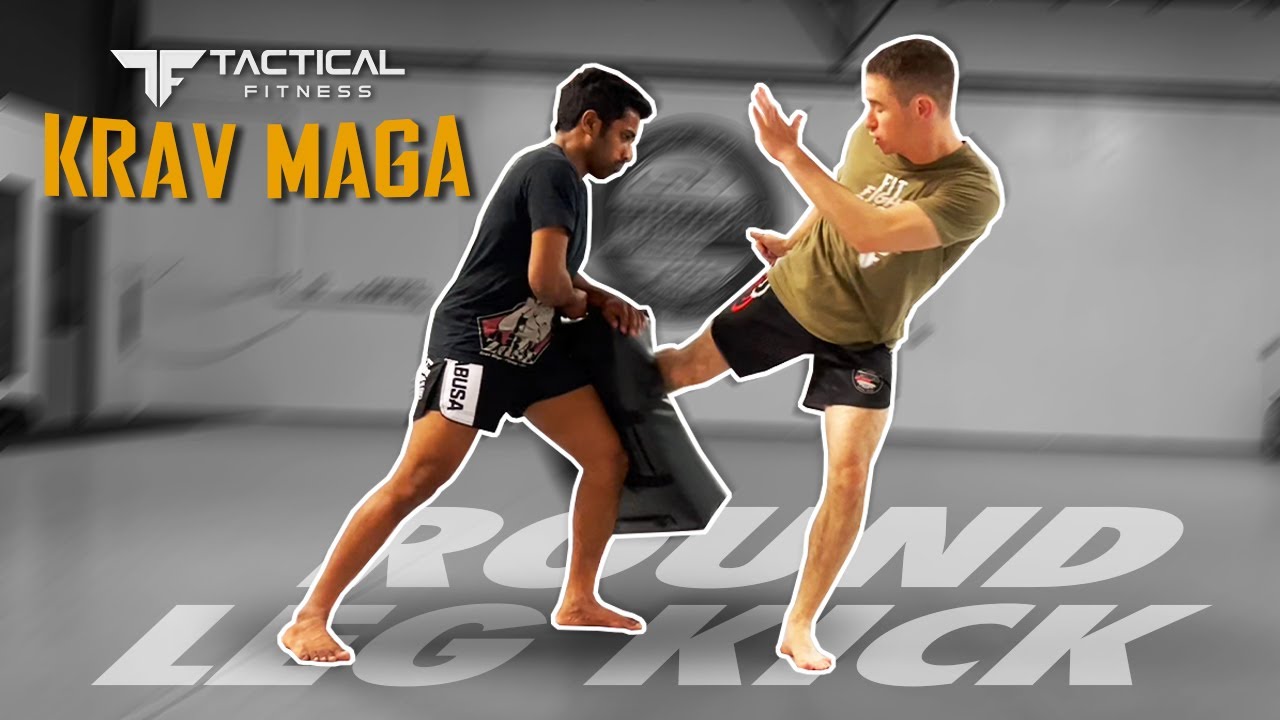 Krav Maga: round kick - YouTube