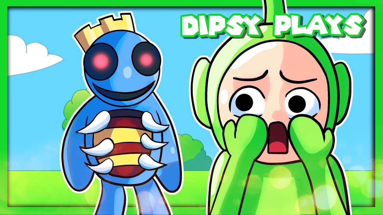 🌈 NEW SCARY BLUE MORPH! *very scary* | Dipsy Plays Roblox Backrooms ...