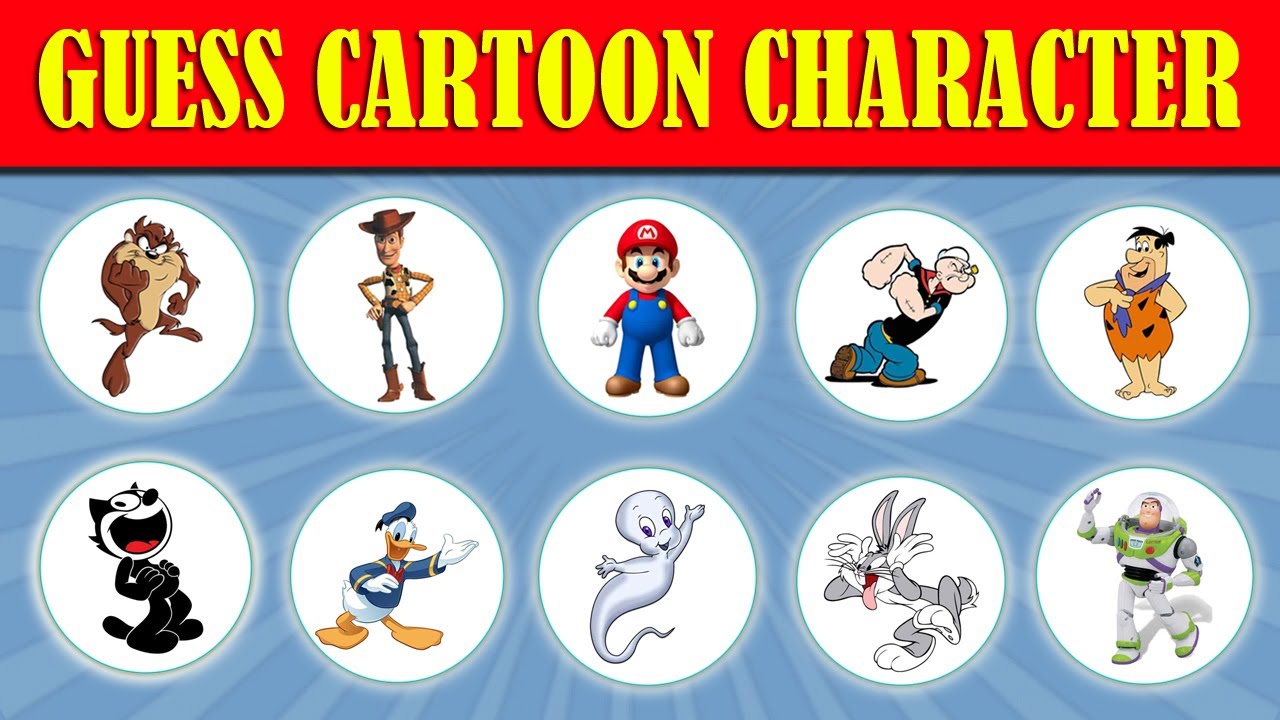 Cartoon Quiz | Can You Guess The Cartoon Character From The Picture ...