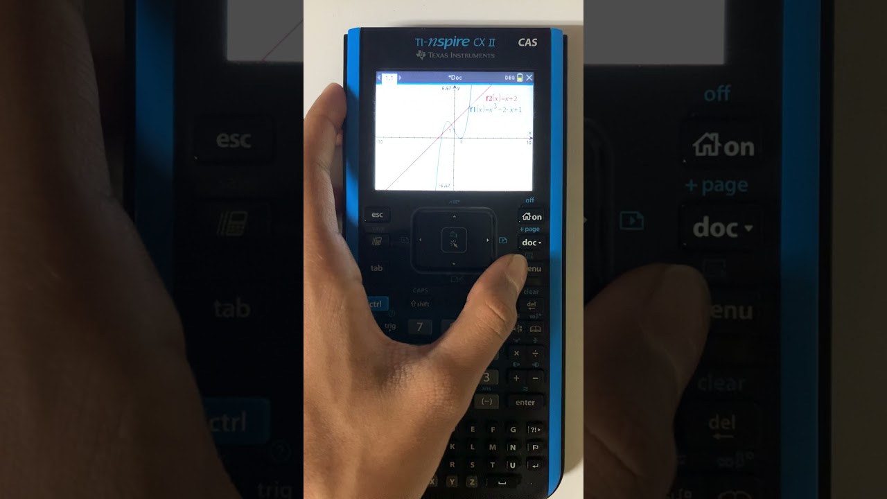 How to find the bounded area between curves on the TI-Nspire Calculator ...