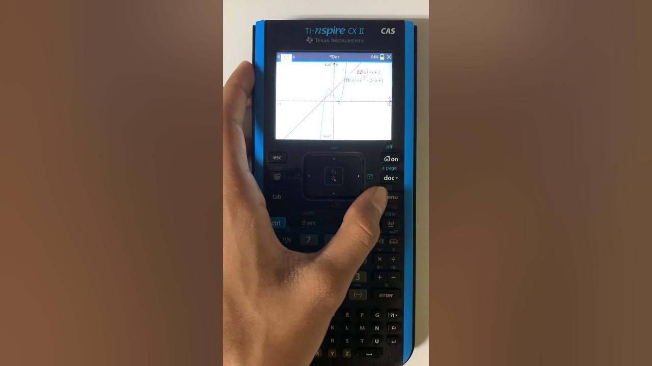 How to find the bounded area between curves on the TI-Nspire Calculator ...