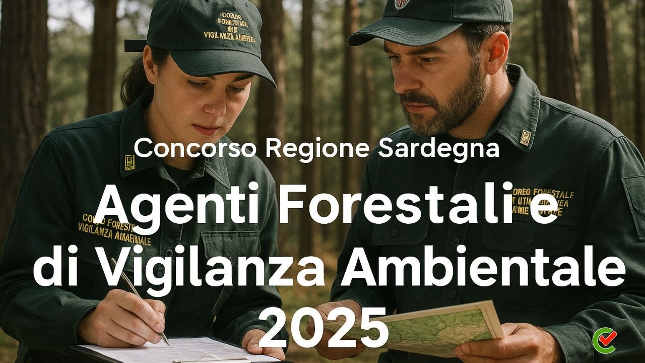 Concorso Regione Sardegna Agenti Forestali e di Vigilanza Ambientale ...
