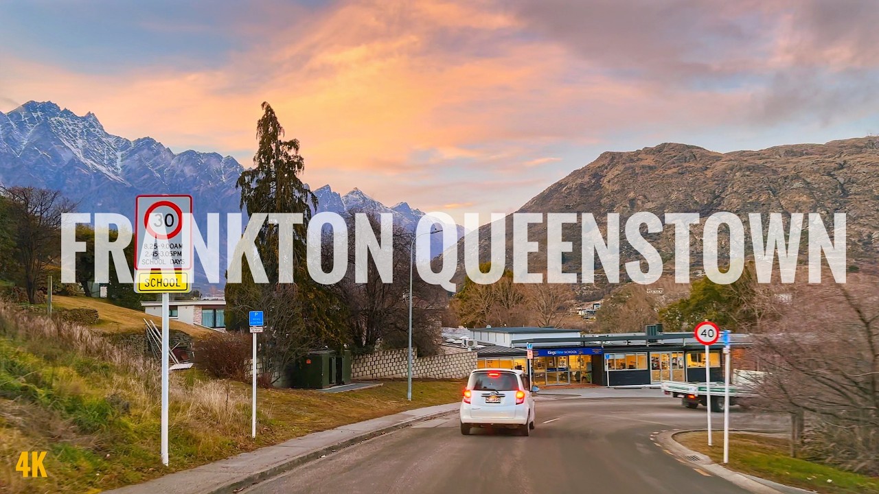 Queenstown Frankton Morning Driving Tour 2024 4K | Historic Bridge ...