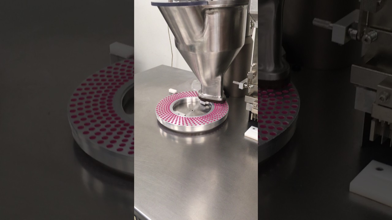 Capsugel Ultra 8 II Capsule Powder Fill - YouTube