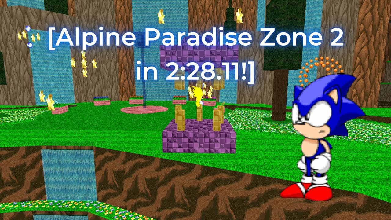 SRB2: Alpine Paradise Zone 2 in 2:28.11! [V. 2.2.10] - YouTube