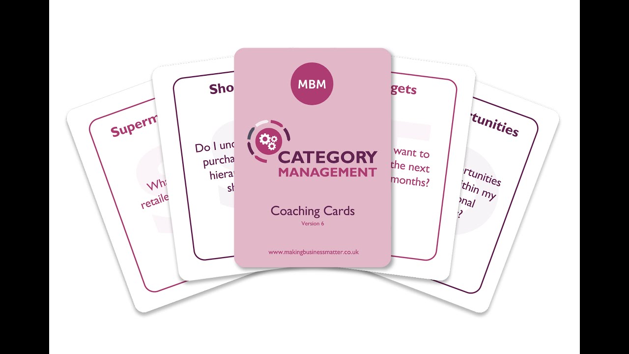 Category Management Coaching Cards | Sticky Learning Product Overview ...