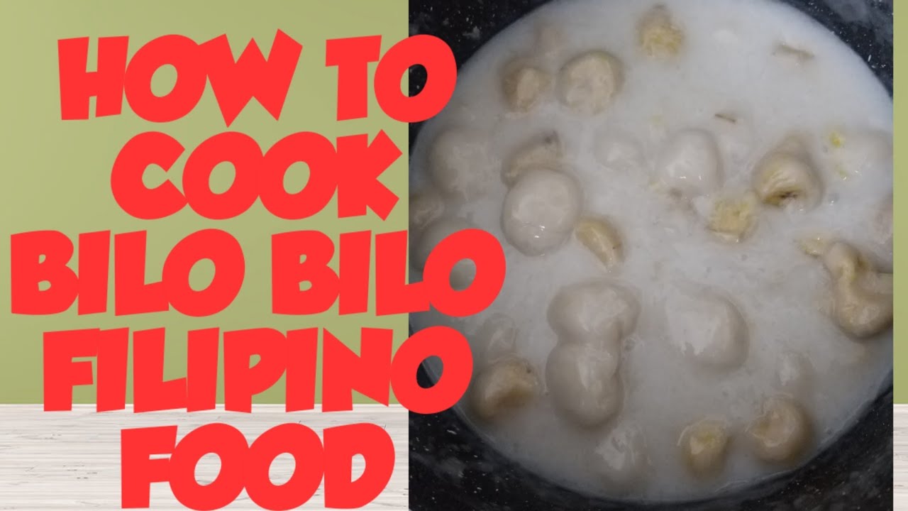 How to cook bilo bilo filipino food #luckymomisrael - YouTube