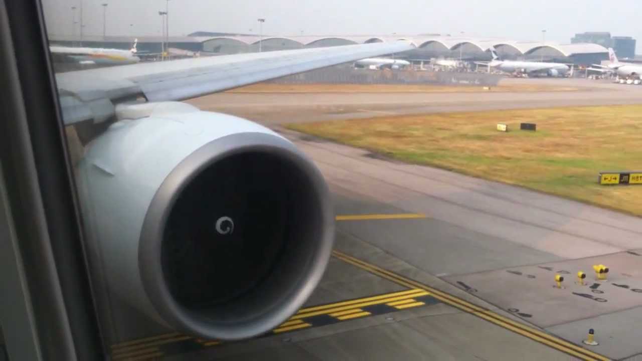 Cathay Pacific CX840 HKG-JFK Takeoff - YouTube