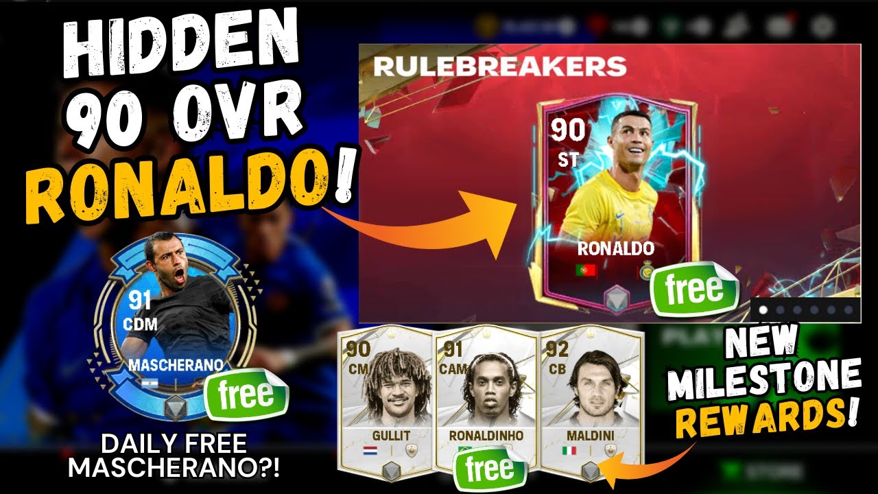 HIDDEN 90 OVR RONALDO! BLACK FRIDAY GIFT PACKAGE, DAILY FREE MASCHERANO ...