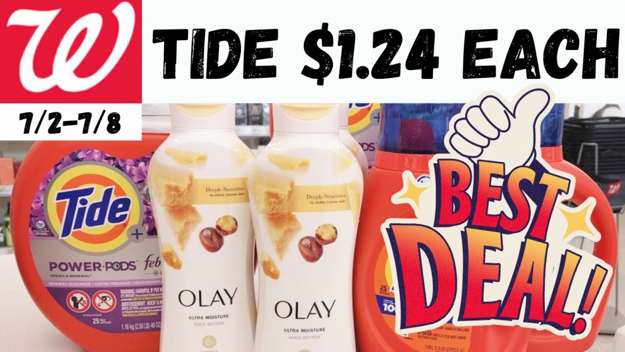 CHEAP TIDE**ON REPEAT|| LOW OOP SPEND BOOSTER | WALGREENS - YouTube