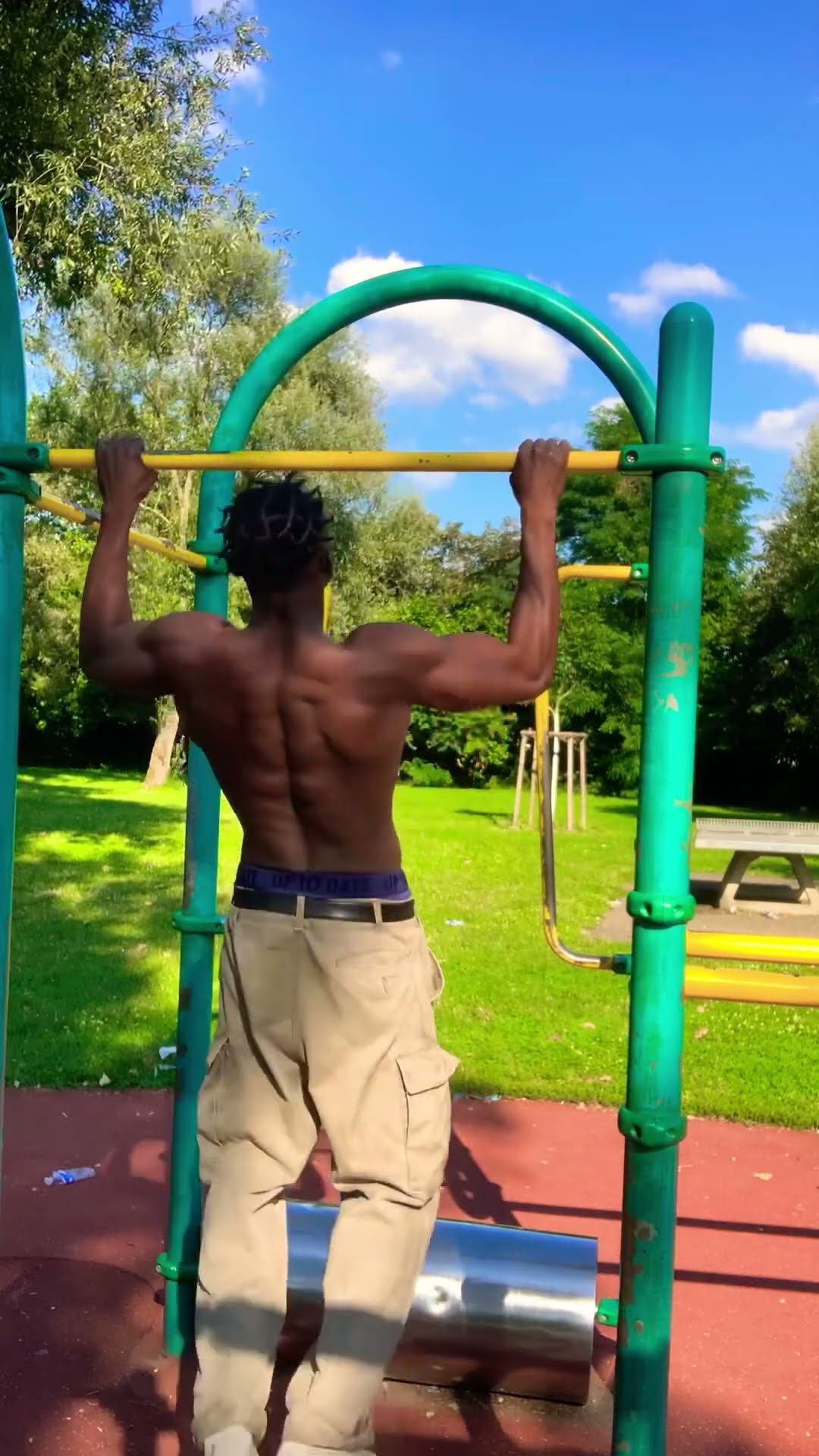 Do pull up like this get big back 💪🏽💪🏽 #calisthenis #motivation #backworkout #pullups #shorts ...