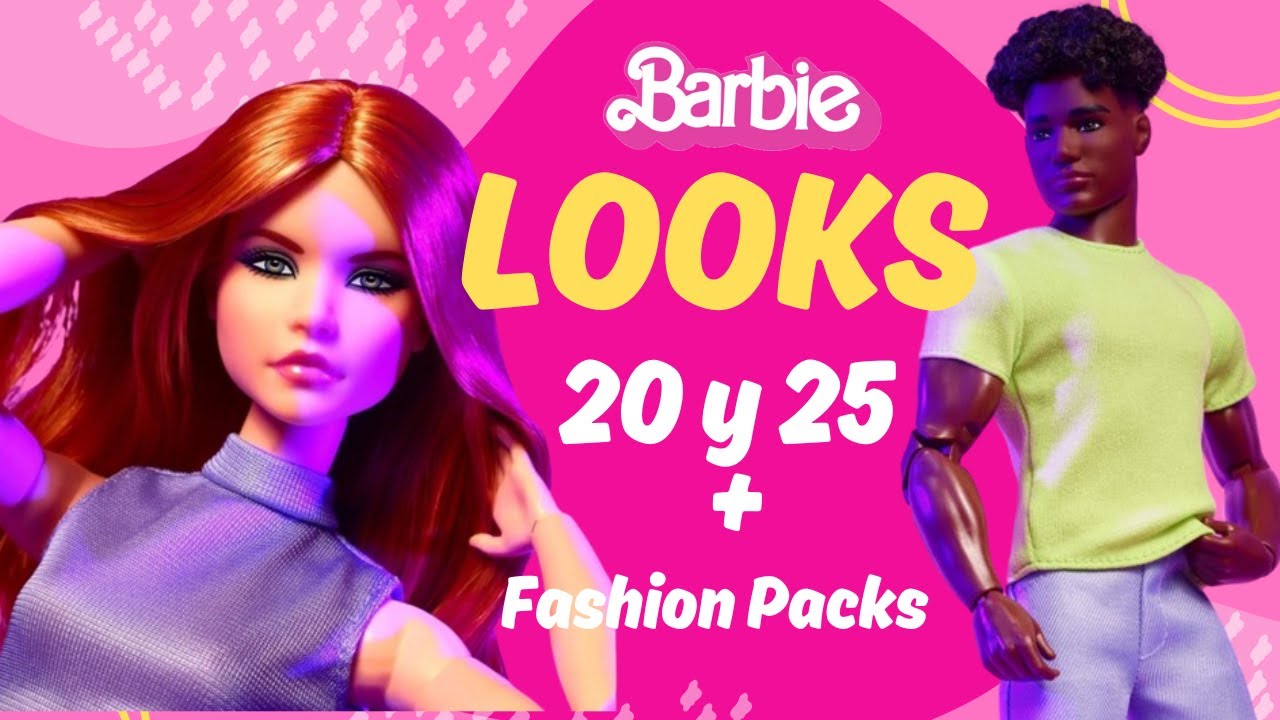 Barbie Looks 20 y 25 | Review a detalle | Barbie Fashion Pack ...