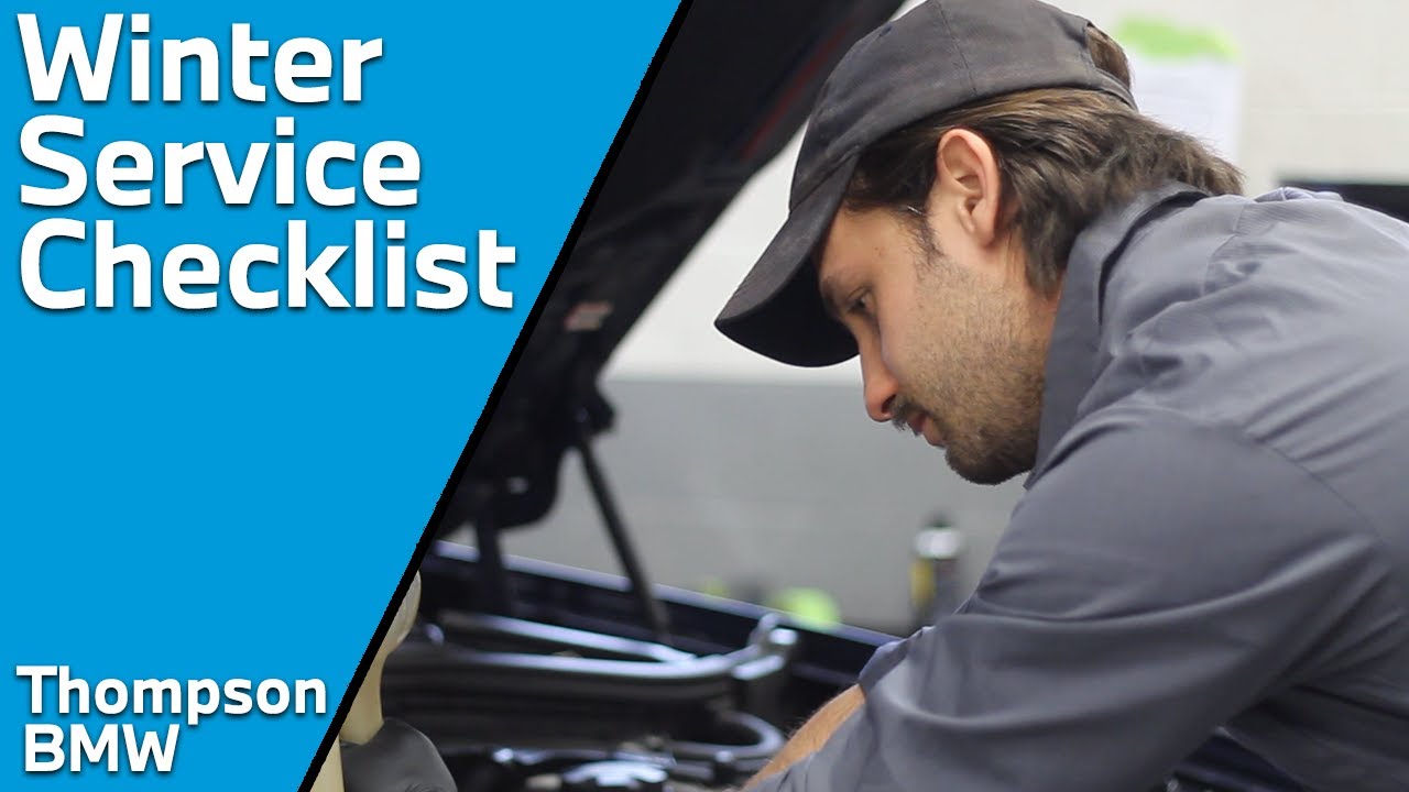 Winter Service Checklist | Thompson BMW - YouTube