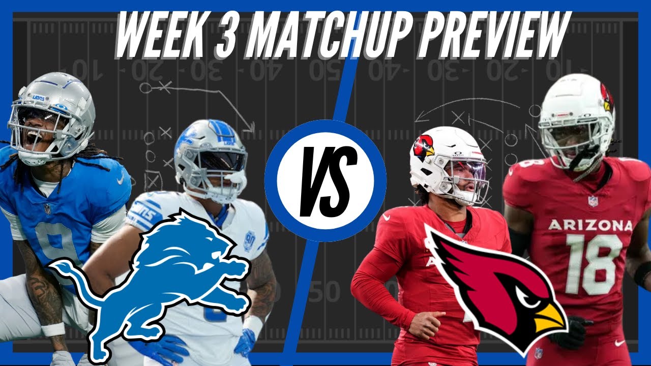 Detroit Lions vs Arizona Cardinals | Week 3 Preview - YouTube