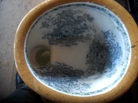 improved sanitary closet, fordham high level cistern. - YouTube