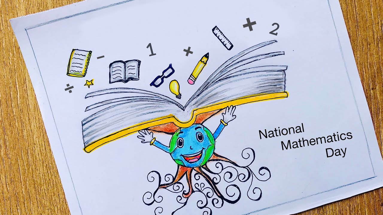 National mathematics day drawing |Mathematics day poster drawing ...