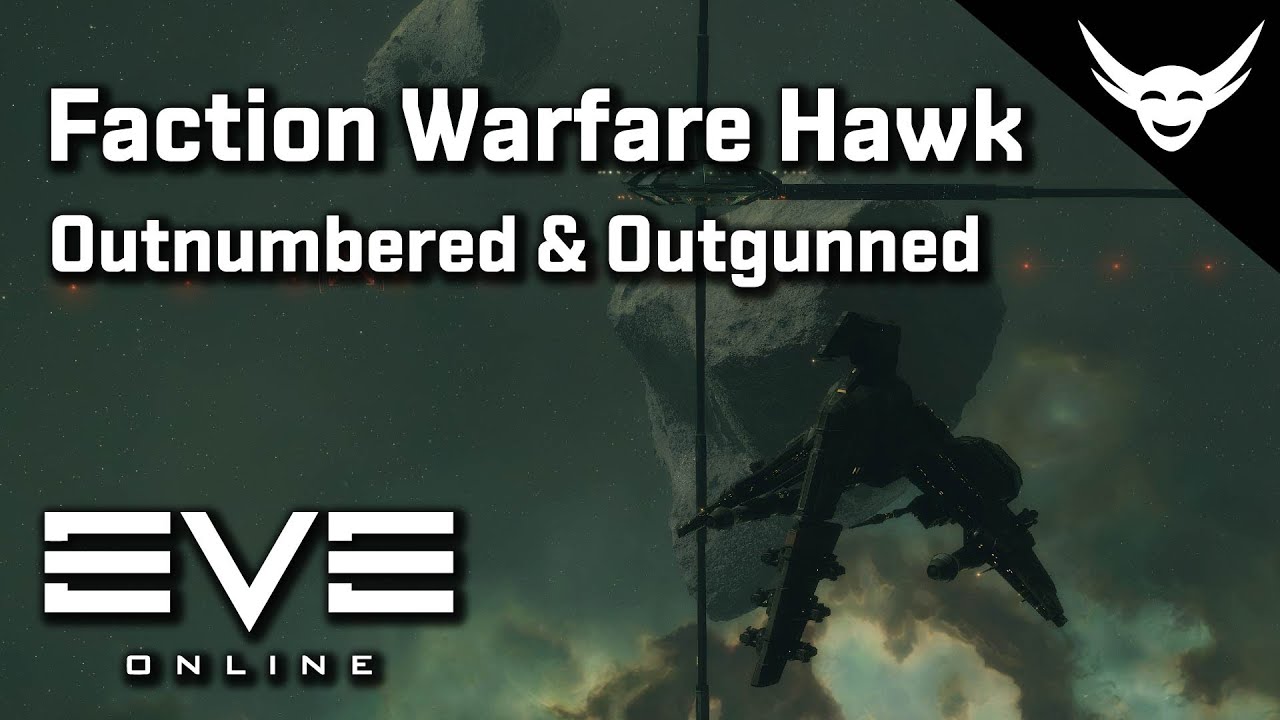 EVE Online - Hawk faction warfare suicide mission - YouTube