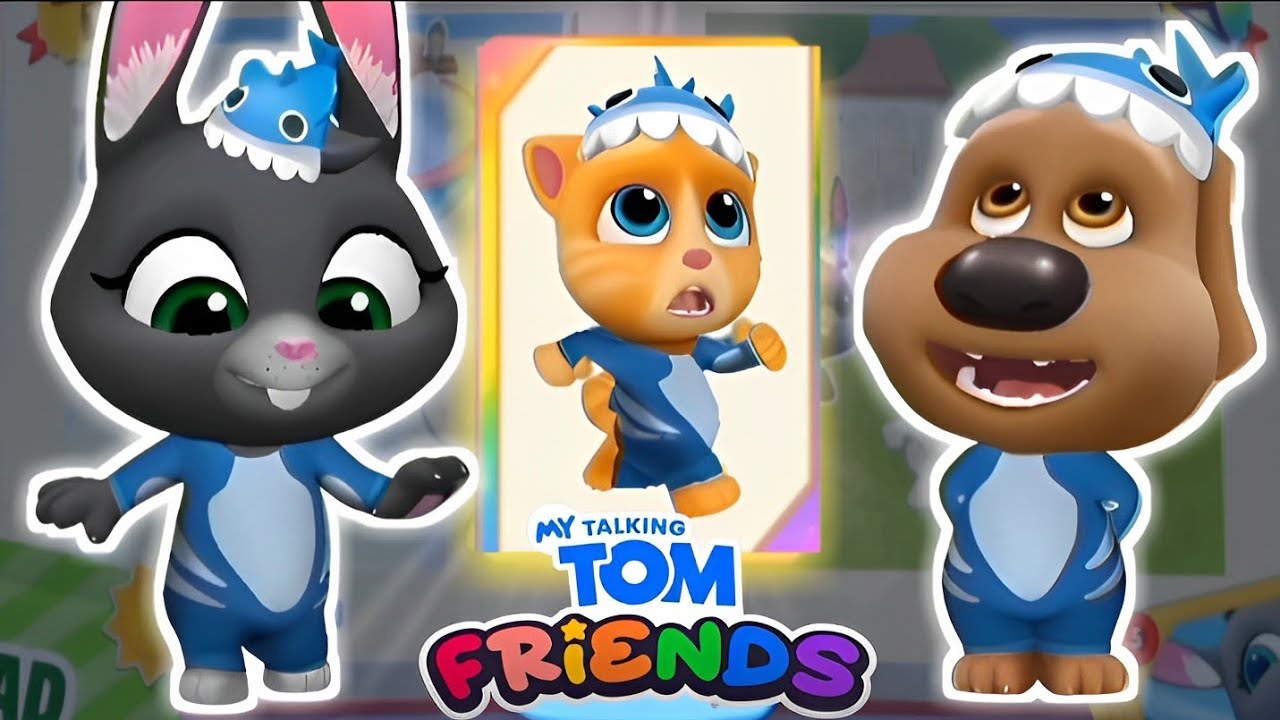 🌈🌺🌿🦈💥Sea Animal Shark Costume & Headgear Unlocked💥🦈🌿🌺My Talking Tom ...