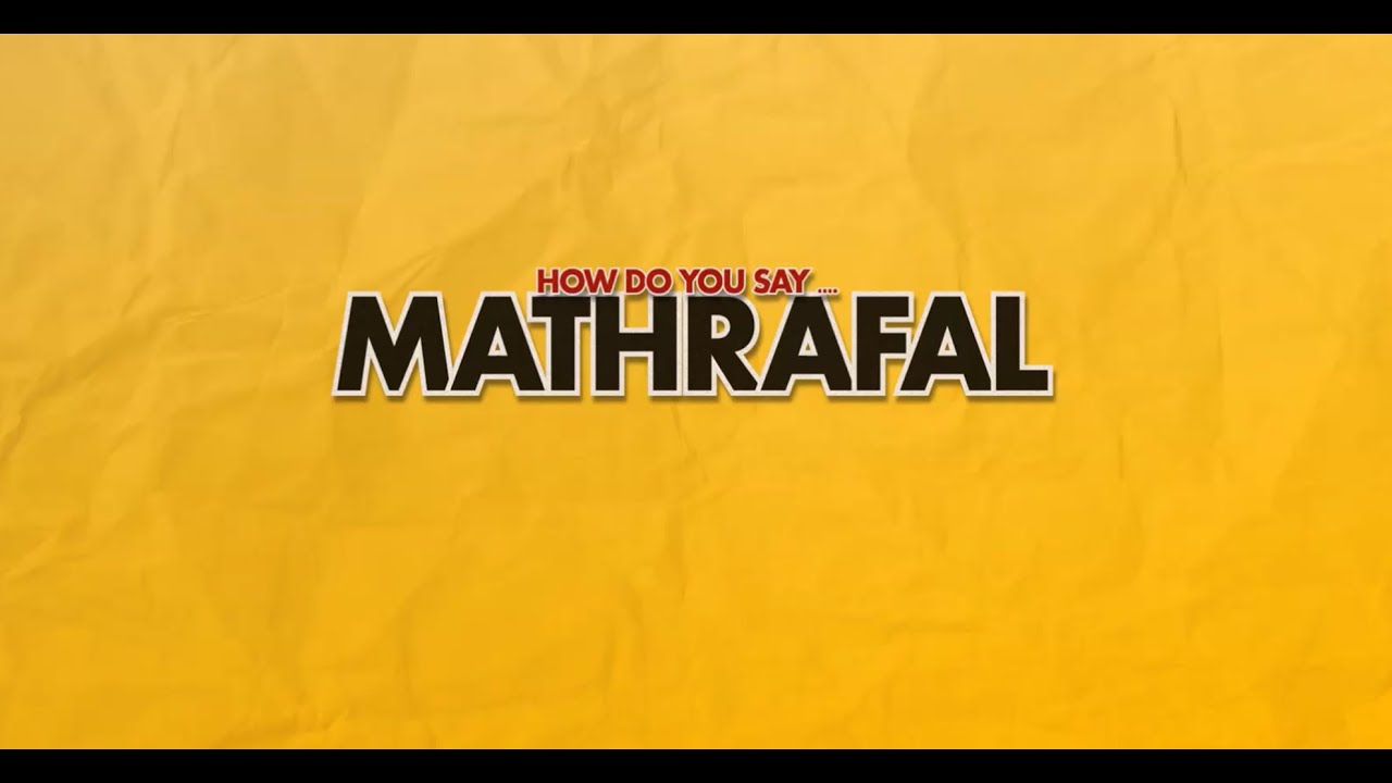 How Do You Say Mathrafal? - YouTube