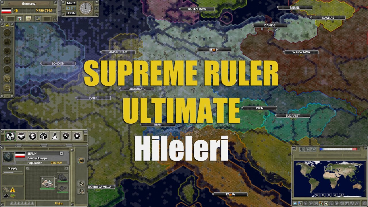 Supreme Ruler Ultimate Hileleri Nasıl Yapılır ? - YouTube