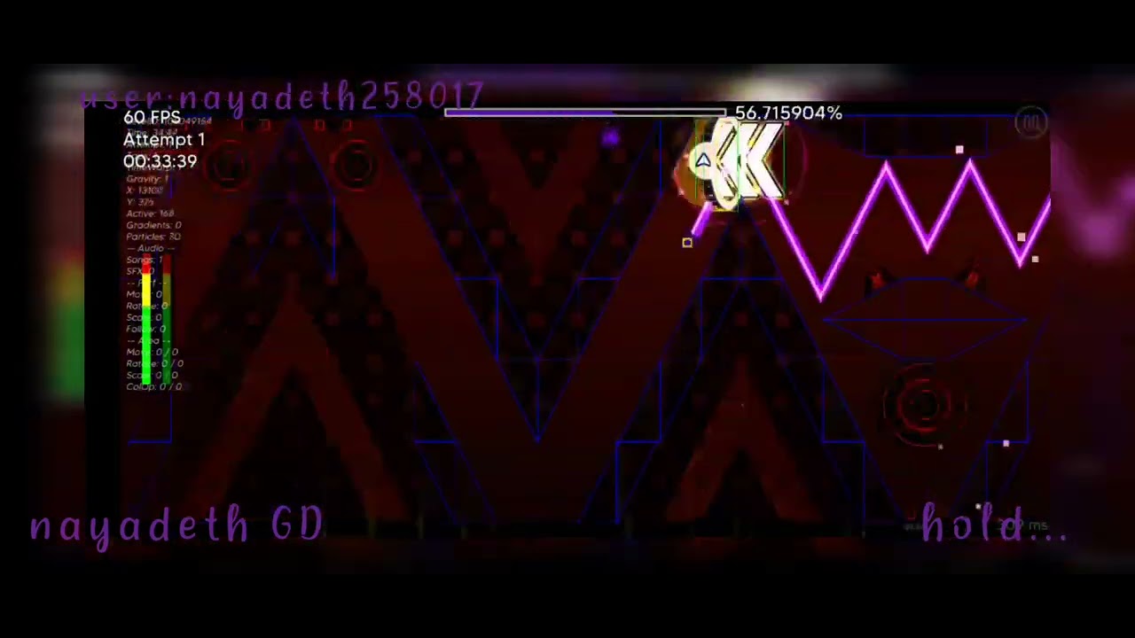 crimson clutter | hold | geometry dash | nayadeth GD - YouTube