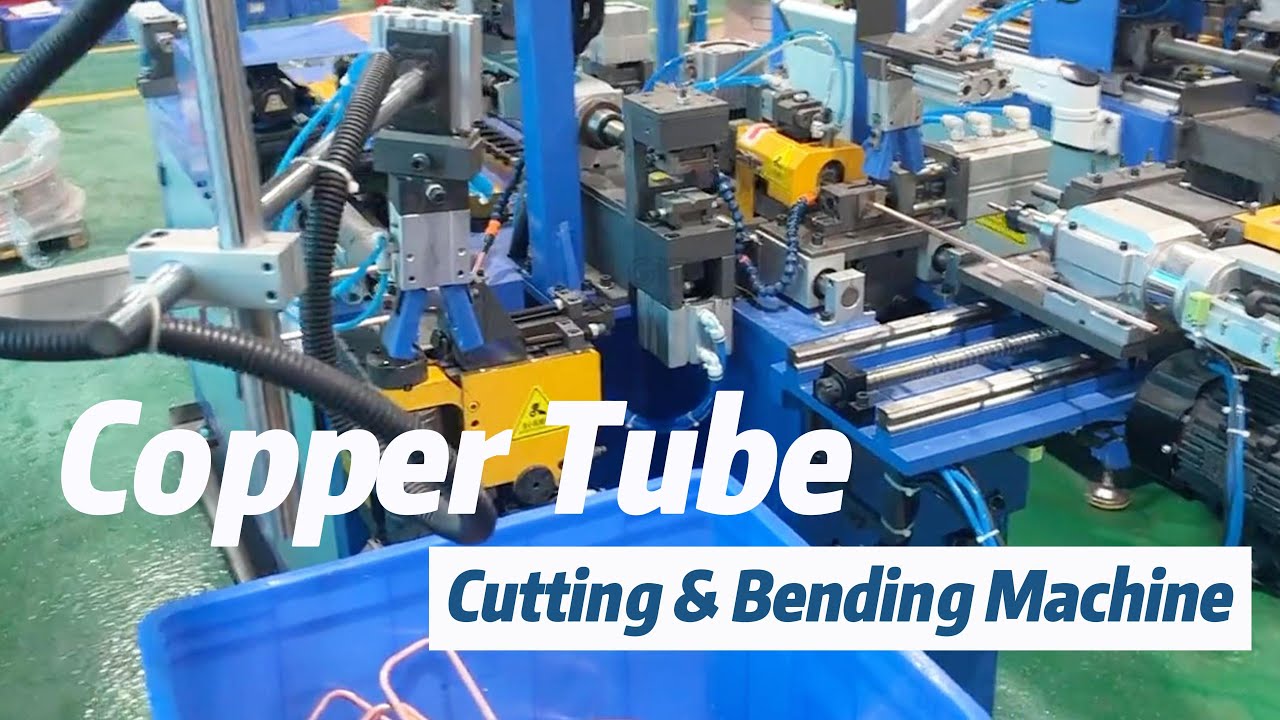 Automatic Copper Tube Cutting & Bending Machine - YouTube