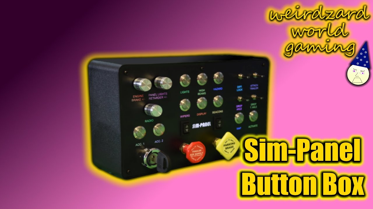 Sim-Panel Button Box Unboxing - YouTube