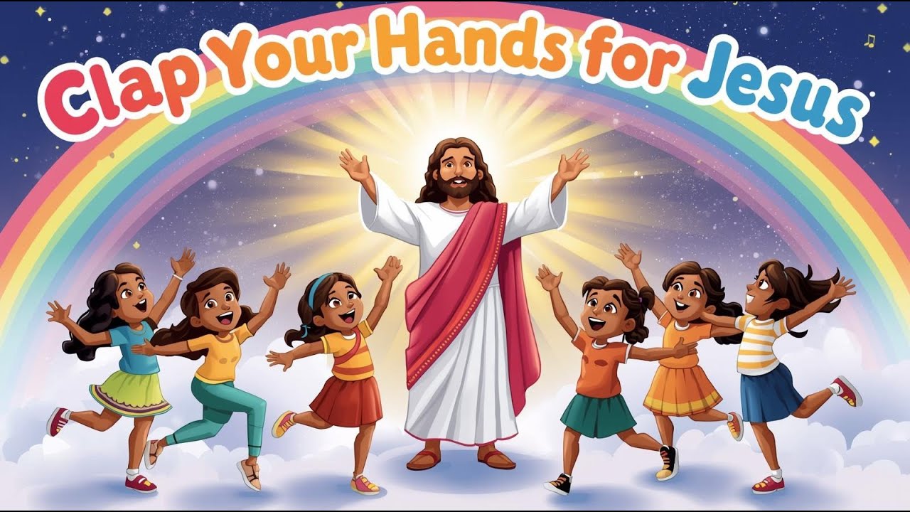Clap Your Hands for Jesus | Kids Worship Song | Christian Songs for ...
