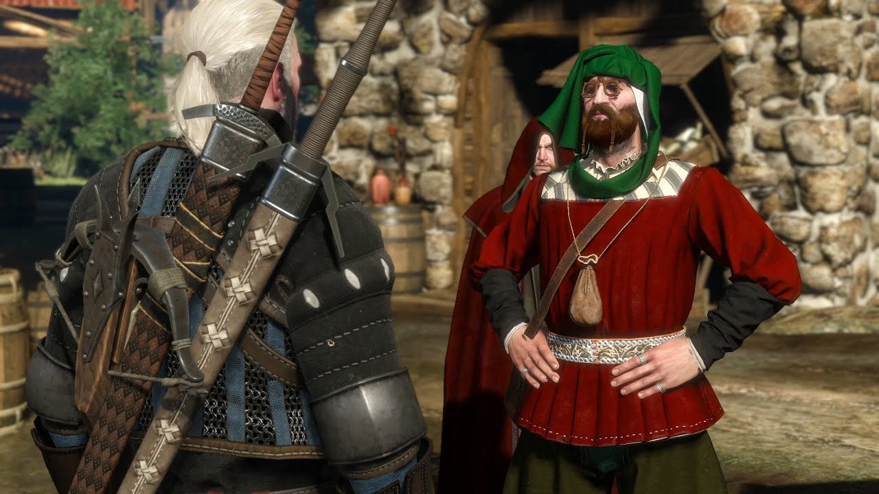 The Witcher 3: Gwent with Novigrad fish market merchant - YouTube