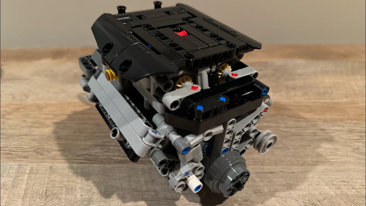 Porsche, Audi, Lamborghini EA825 4.0L V8 Twin Turbo LEGO Engine #car # ...