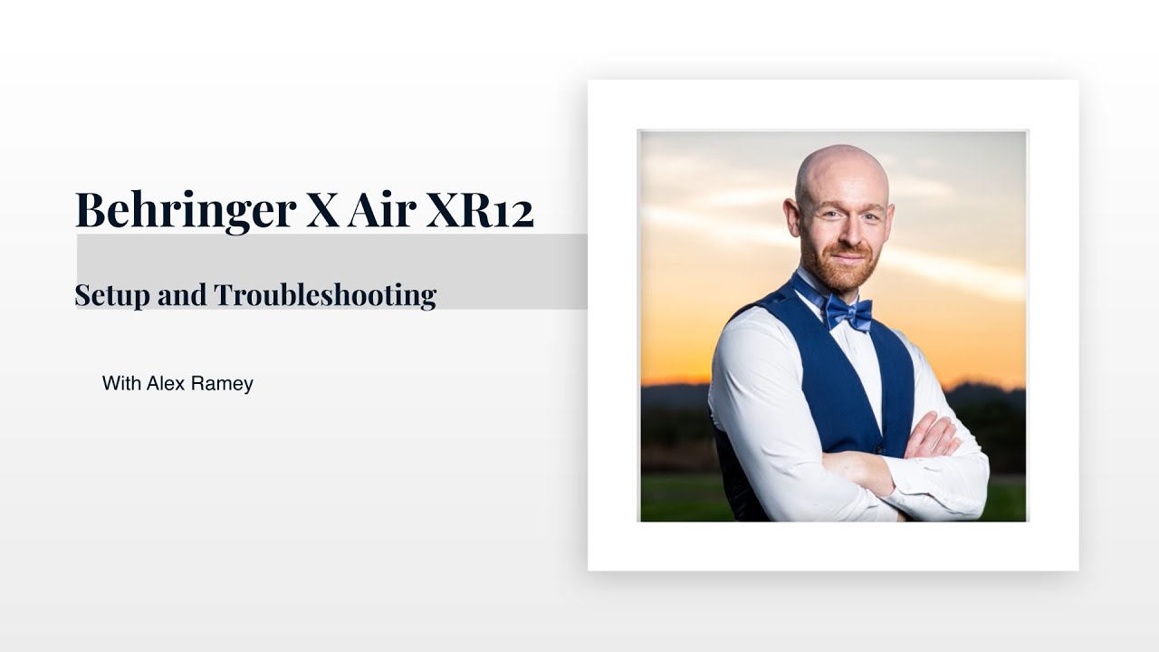 Trouble shooting the Behringer X-Air App - YouTube