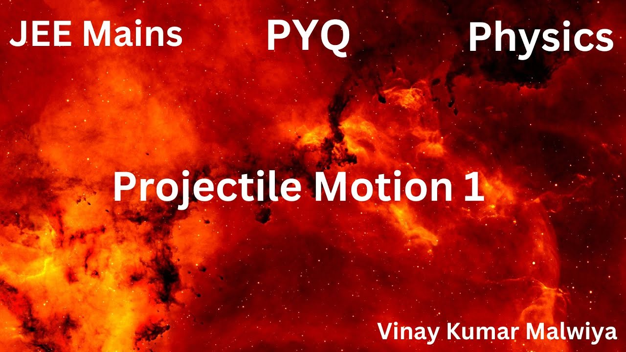 JEE Mains, PYQ 2024, Physics, Projectile Motion 1, Class 11th, CBSE ...