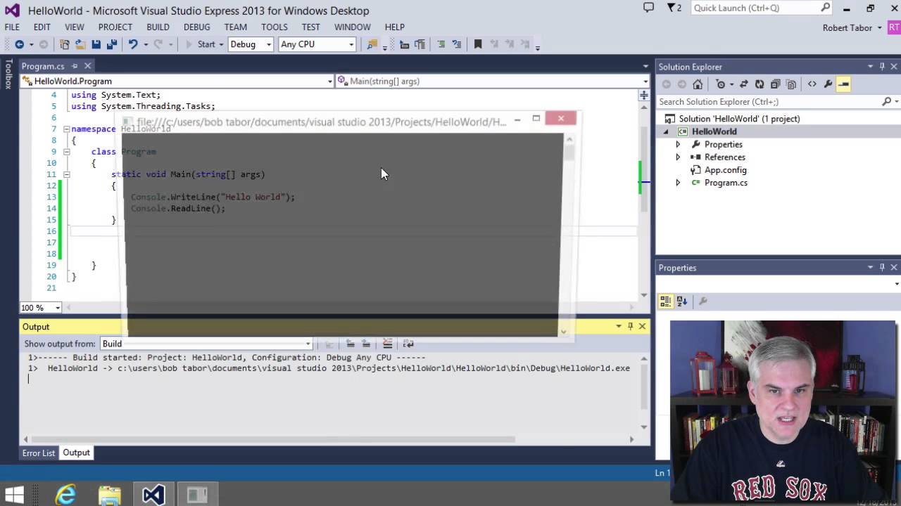 C 03 Creating Your First C Program Youtube