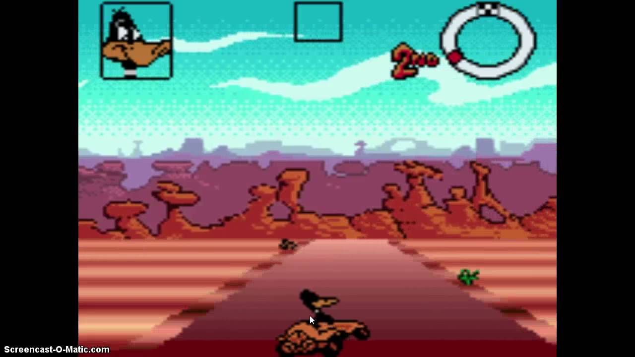 looney tunes racing daffy duck gameboy colour - YouTube