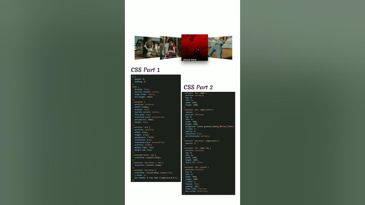 3D image hover effects | CSS Direction Aware Card Hover Effects. #shorts - YouTube