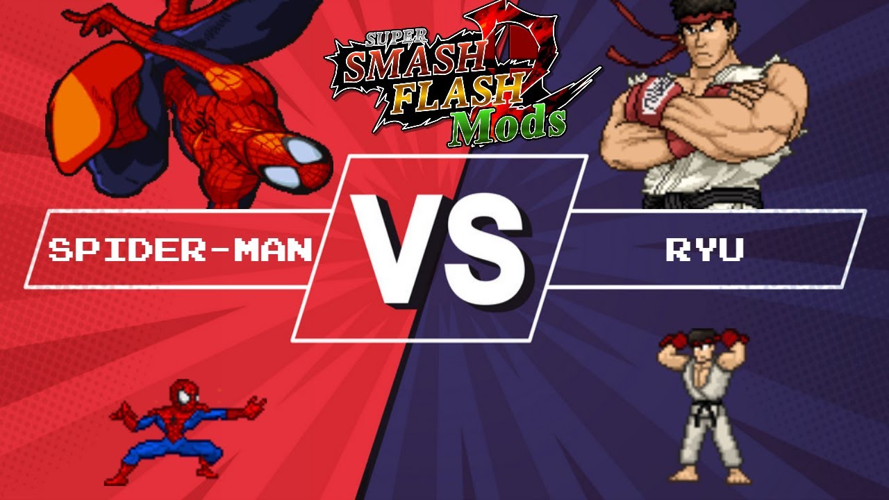 SSF2 Mods: Marvel Vs Capcom Tribute - Spider-Man Vs. Ryu - YouTube