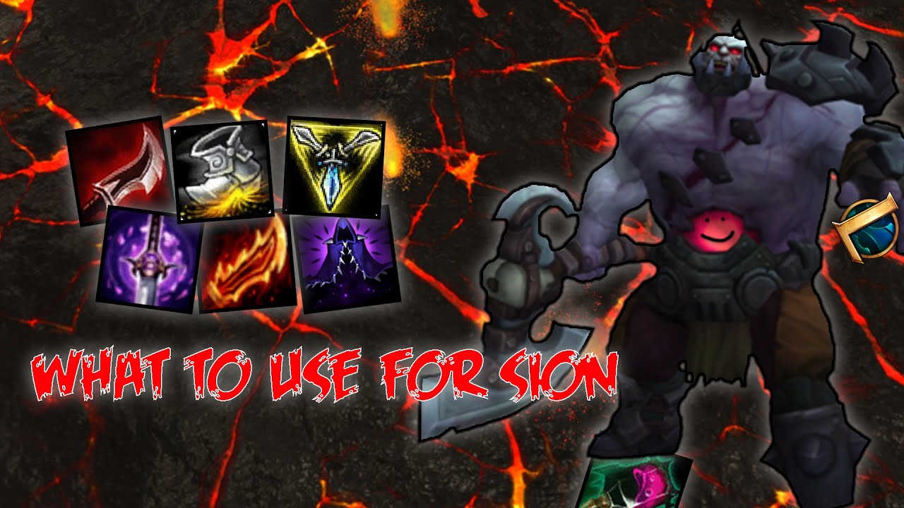 Full damage Sion With Ability Order - YouTube