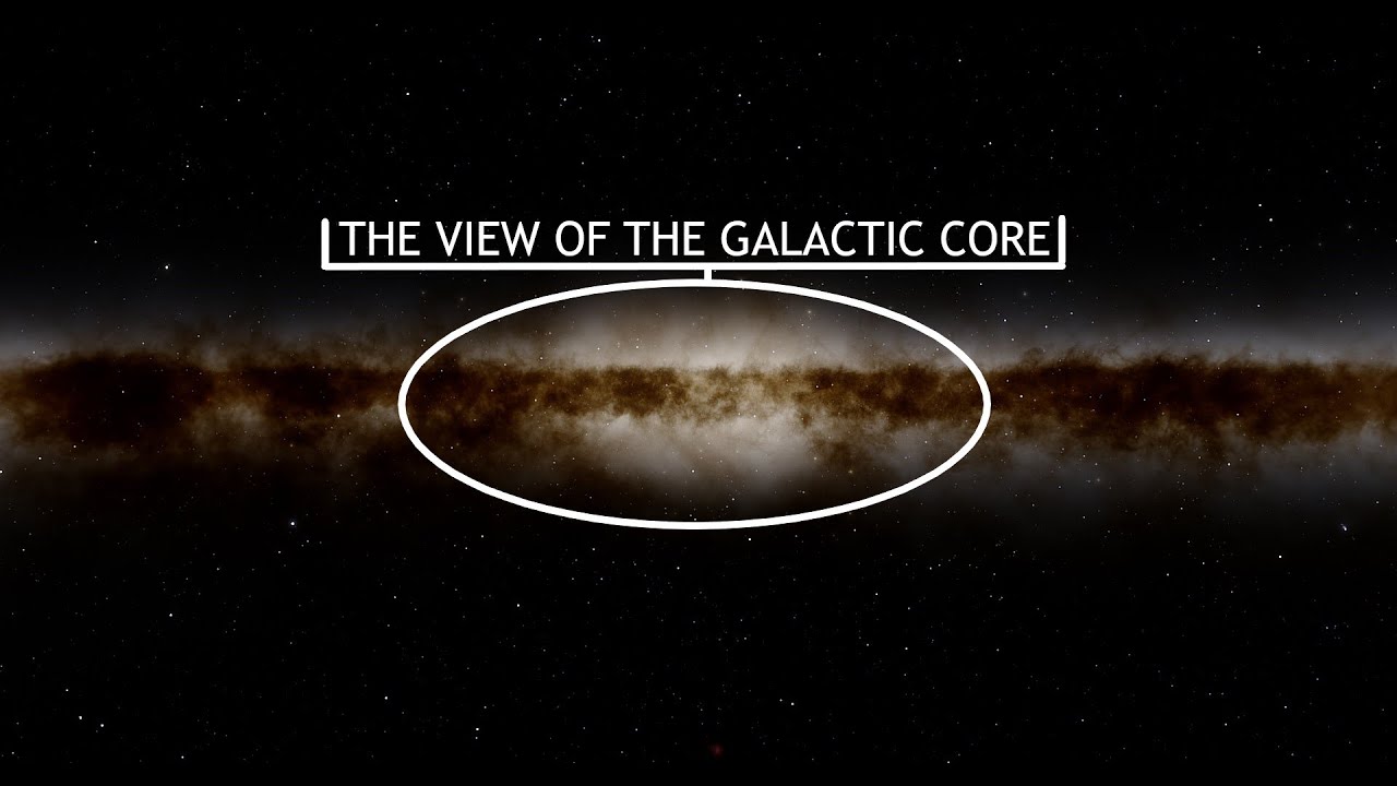 What does the galactic core of our own Milky Way galaxy look like ...