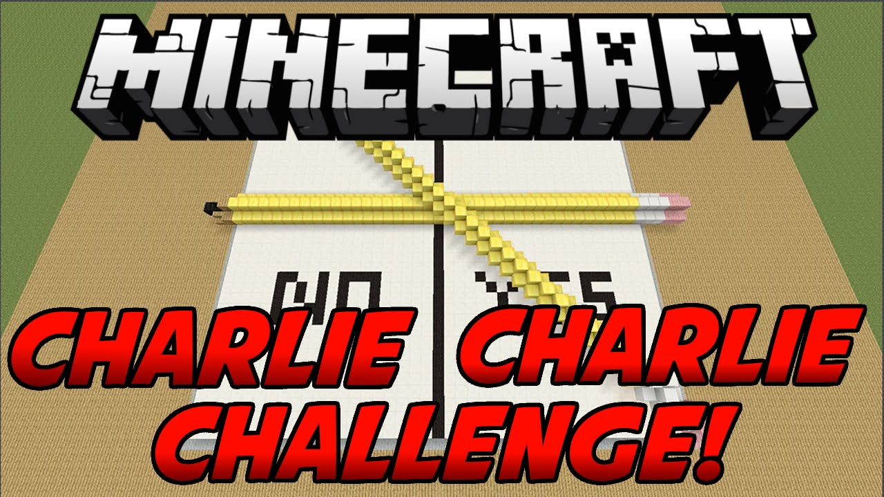 Minecraft - CHARLIE CHARLIE CHALLENGE! - YouTube