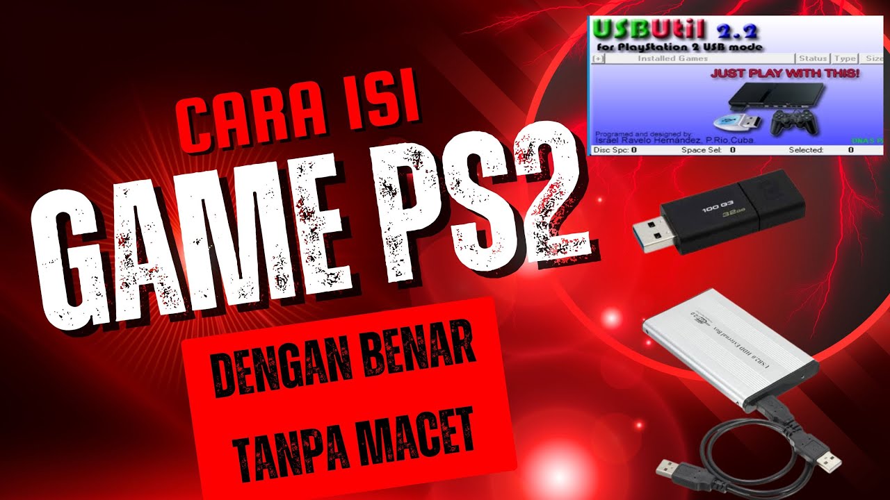Isi game PS2 usb Tanpa macet - YouTube