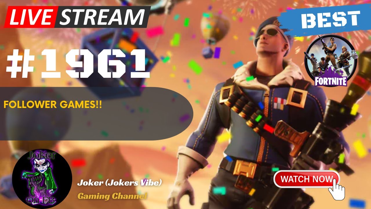 Joker (Jokers Vibe) | Fortnite | Follower Games!! | #1961 - YouTube