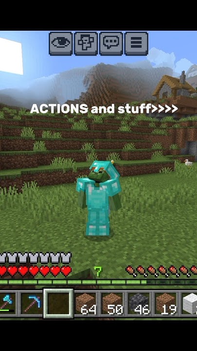 ACTIONS and stuff!! #minecraft #shorts - YouTube