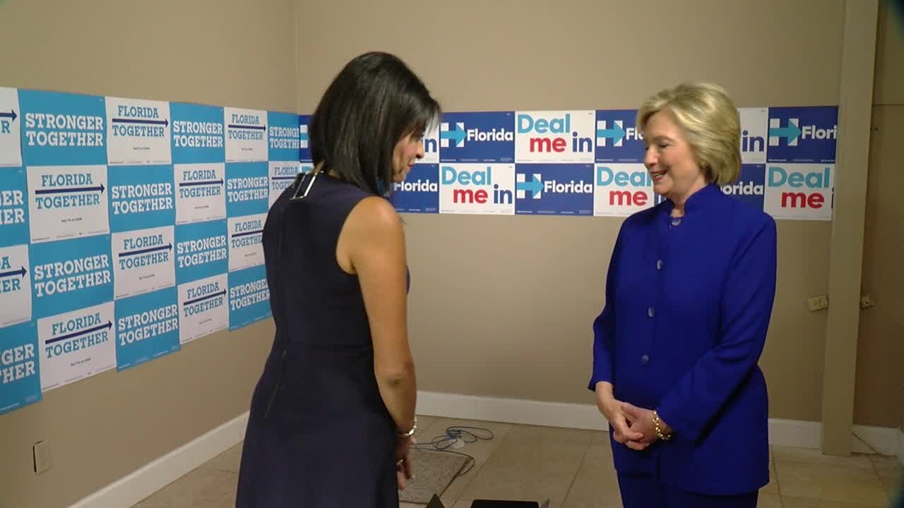 EXCLUSIVE: Presidential nominee Hillary Clinton grants one-on-one ...