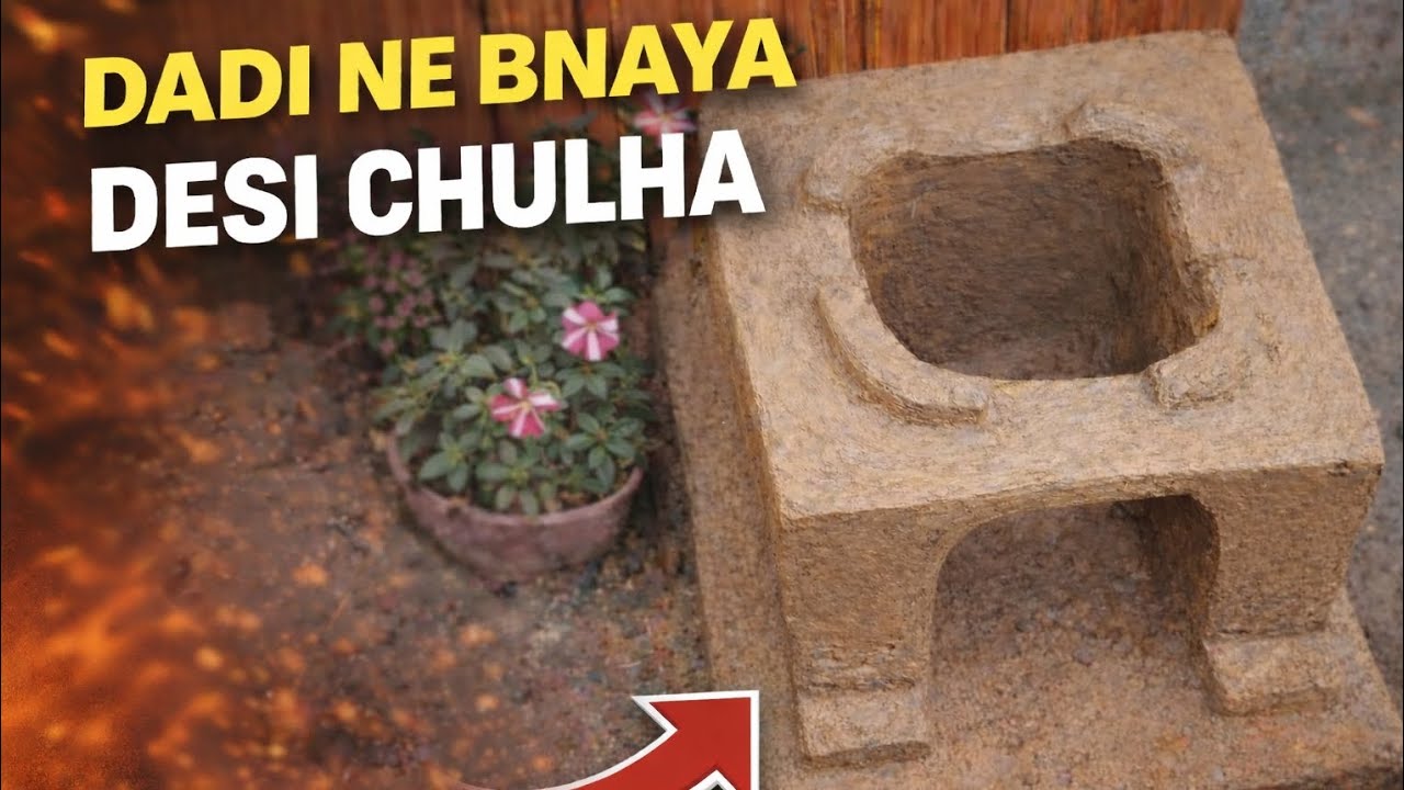 Best technique to make desi indian chulha 🌸🛖||Traditional chulha making ...