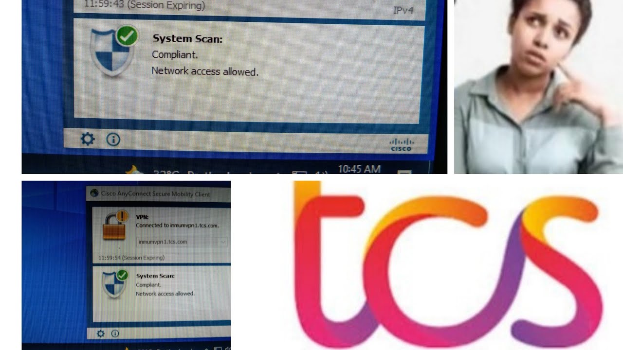 How to connect VPN?? with complete steps |Tcs vpn Cisco anyconnect ...
