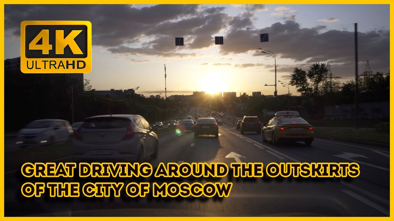 Great driving around the outskirts of the city of Moscow and a trip to ...